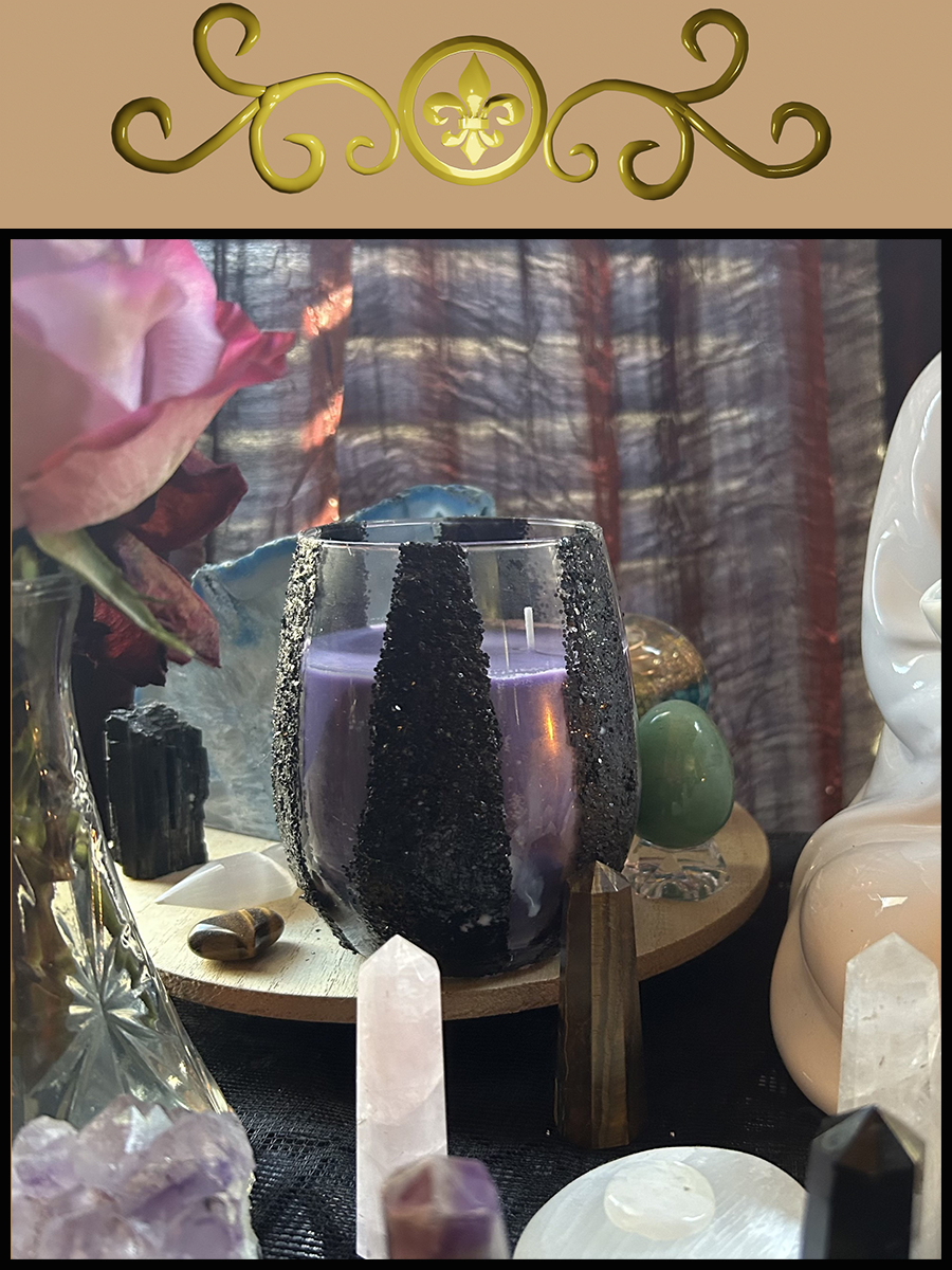 Cashmere Musk Glitter Glass - J & A Mudd